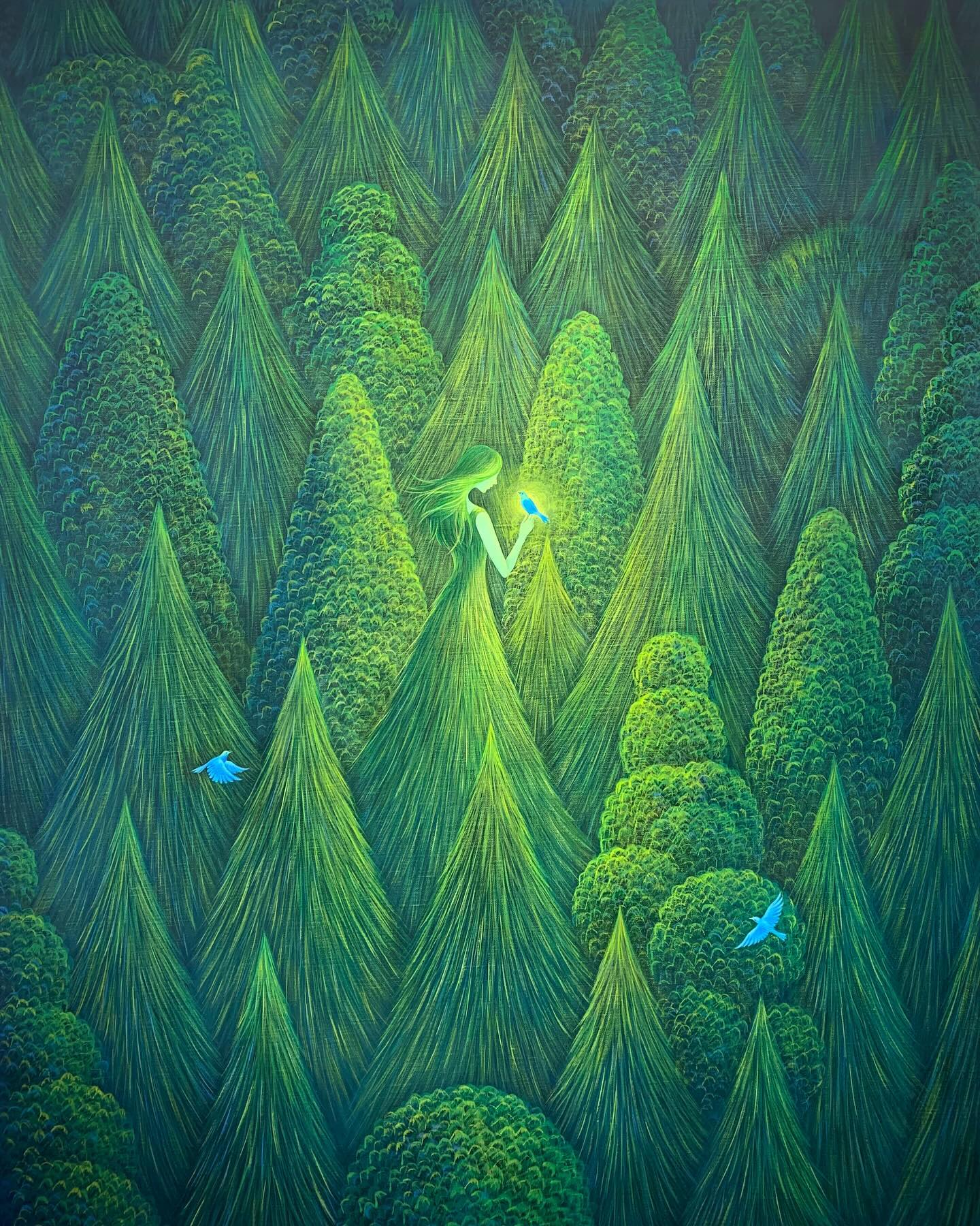 Heartful Nature-Inspired Peaceful Artworks By Mulgil Kim » Design You ...