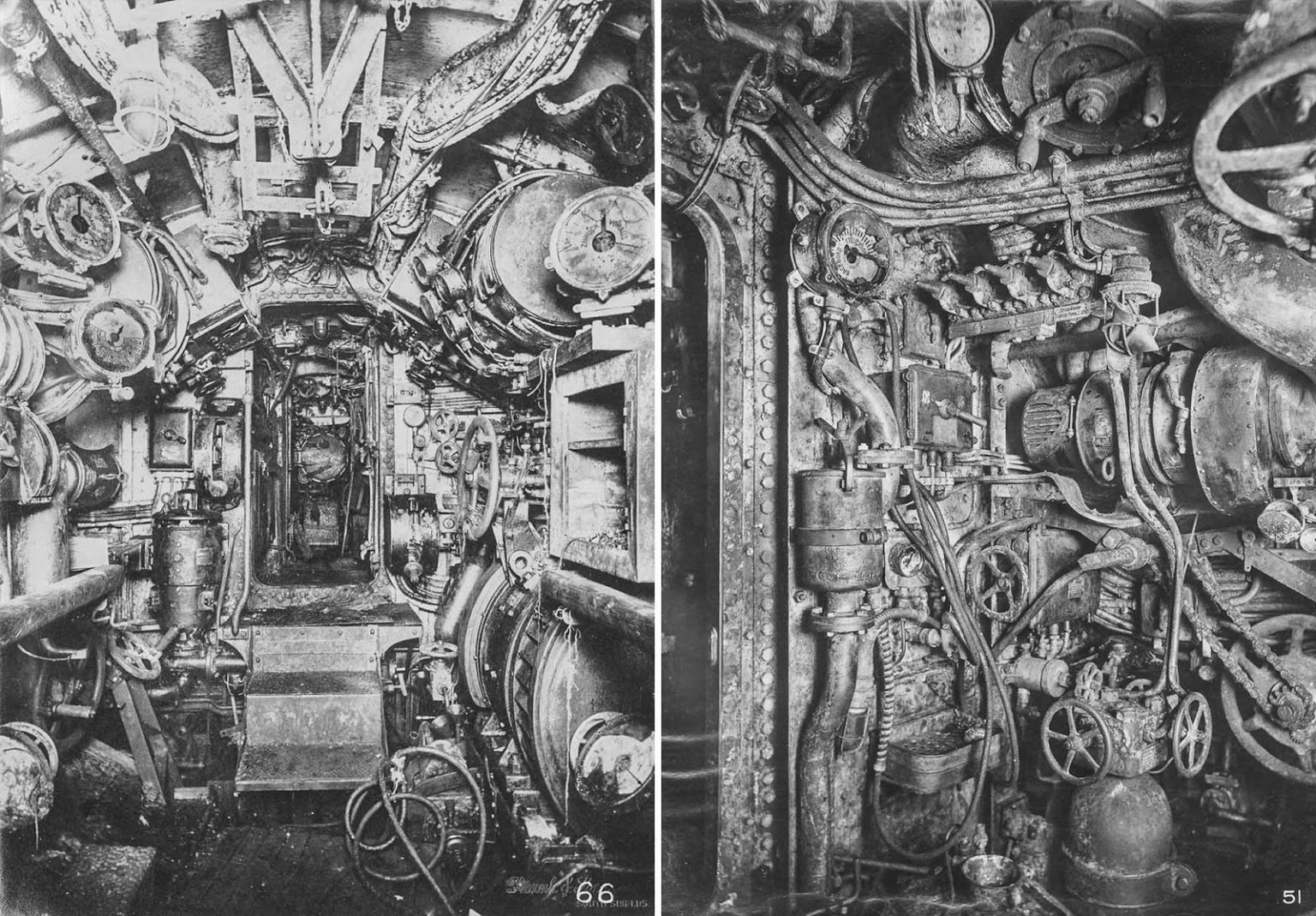 Rare Photographs Show the Interior of the 1918 German Submarine SM UB ...