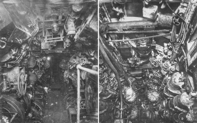 Rare Photographs Show the Interior of the 1918 German Submarine SM UB ...