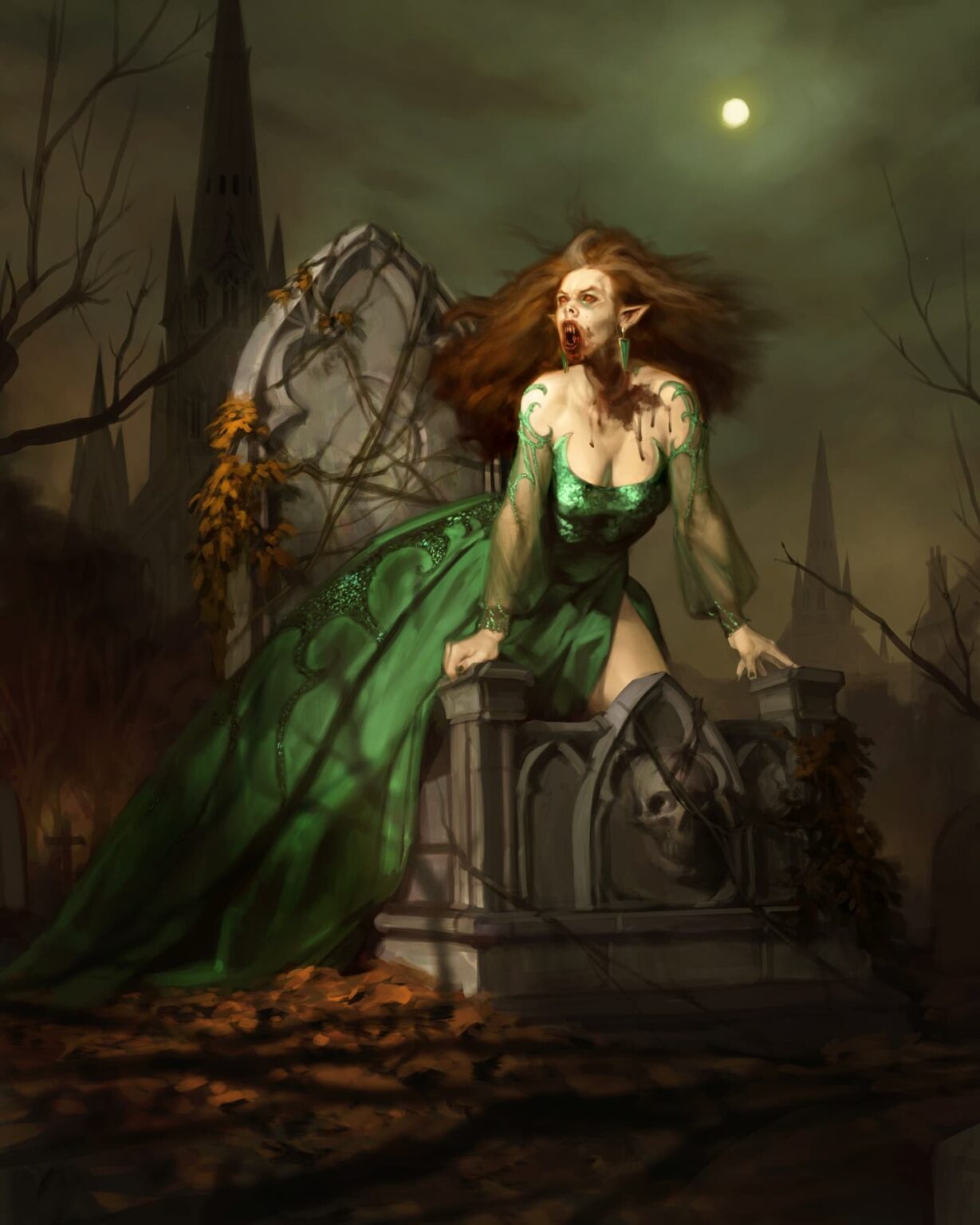 Ethereal Edges and Heroic Hues in Fantasy and Horror Illustrations of ...