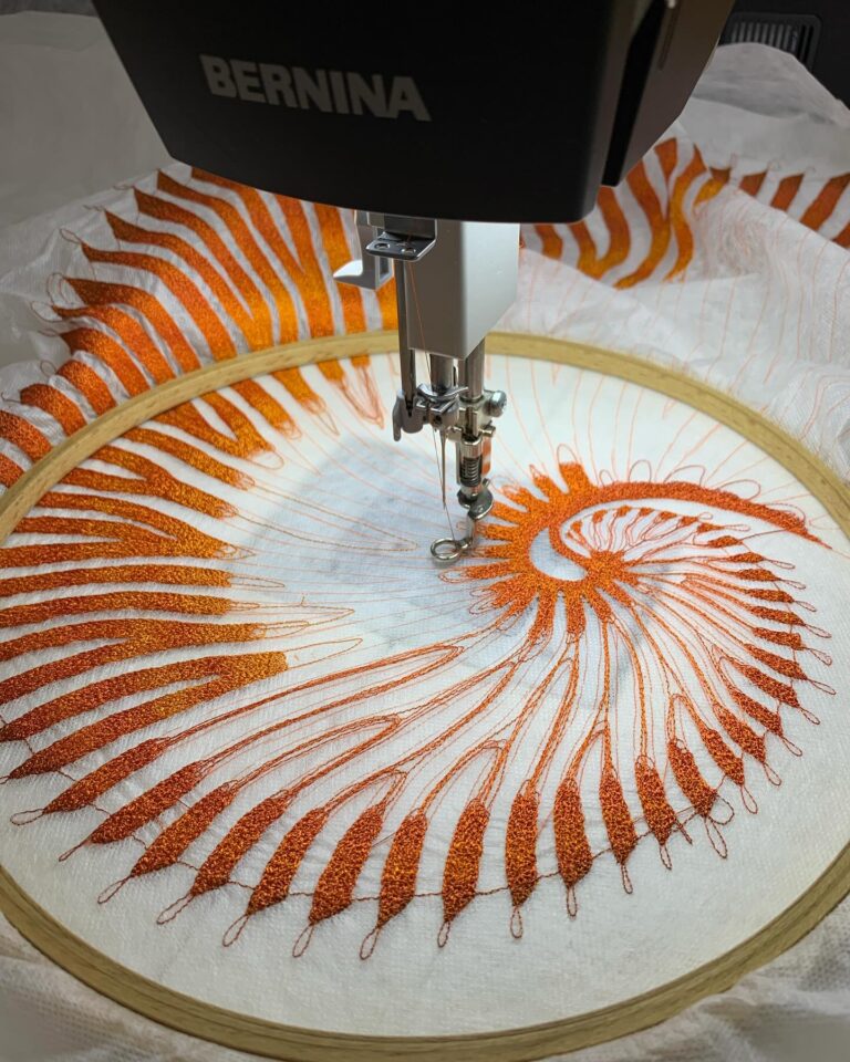 “The Art of Breathing Life into Lace”: Organic Embroidery by Meredith ...