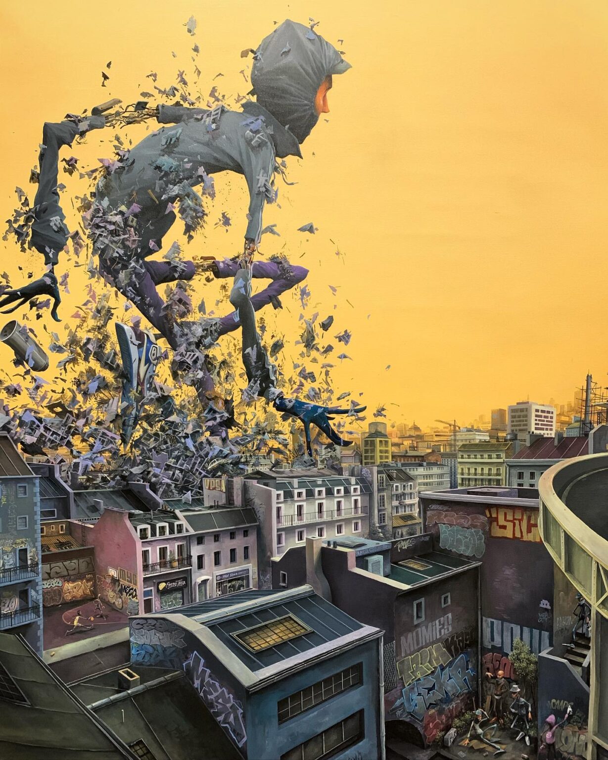 Street Artist Creates Superb Urban‑surreal Murals With Nature, Ruins ...