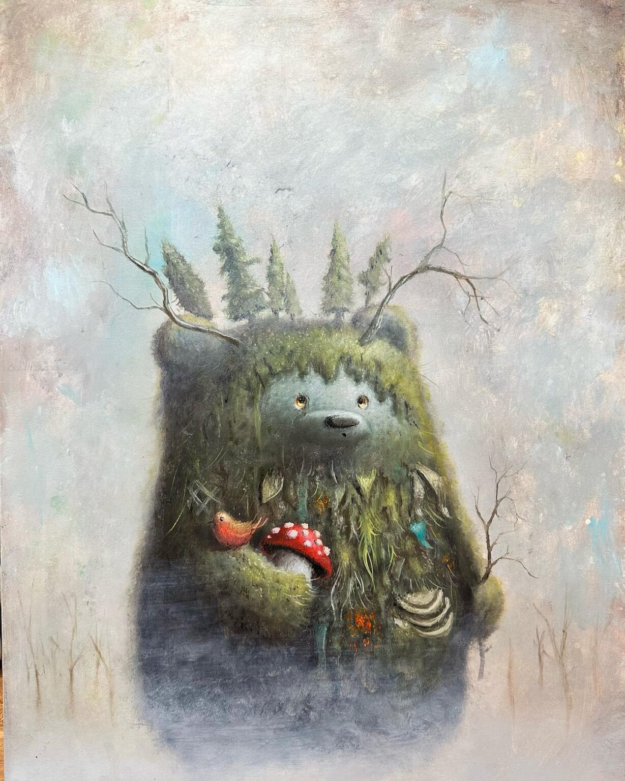 Artist Creates Paintings Where Plants, Animals and Space Collide, With ...