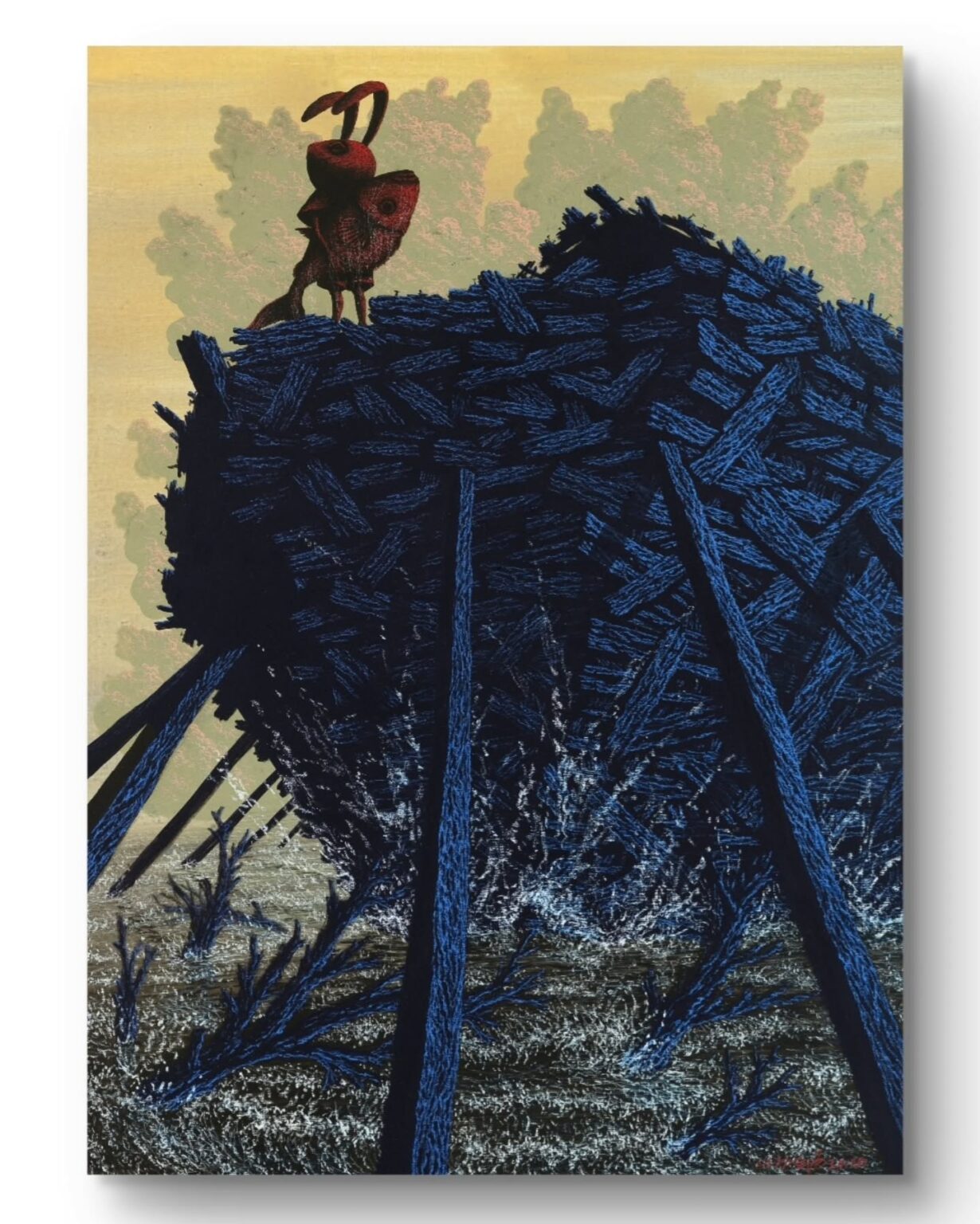 Artist Creates Vivid Canvases Where Fantasy Bleeds Into the Everyday ...
