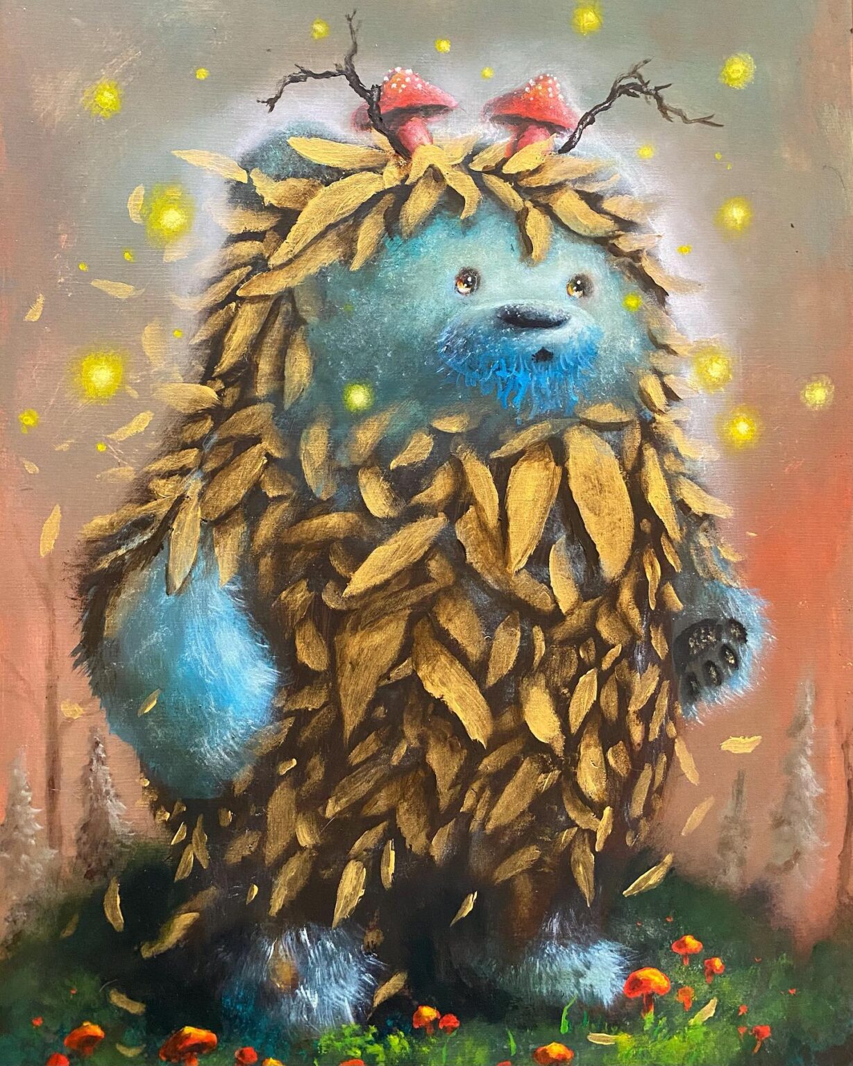 Artist Creates Paintings Where Plants, Animals and Space Collide, With ...