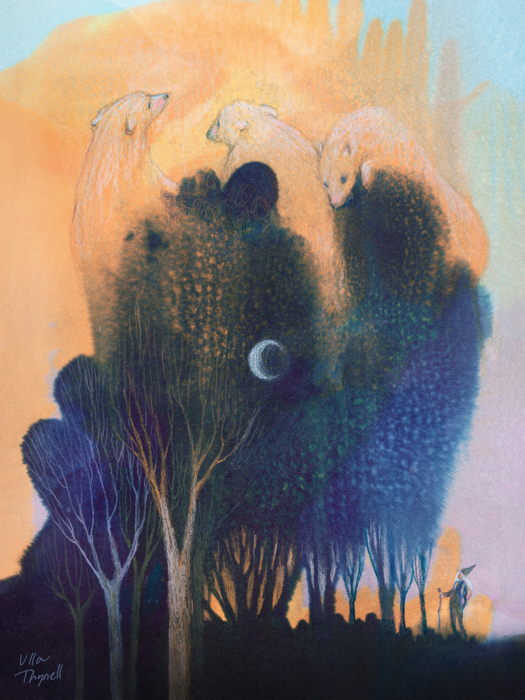 Finnish Illustrator Creates Dream‑like Forest Worlds With Watercolour ...