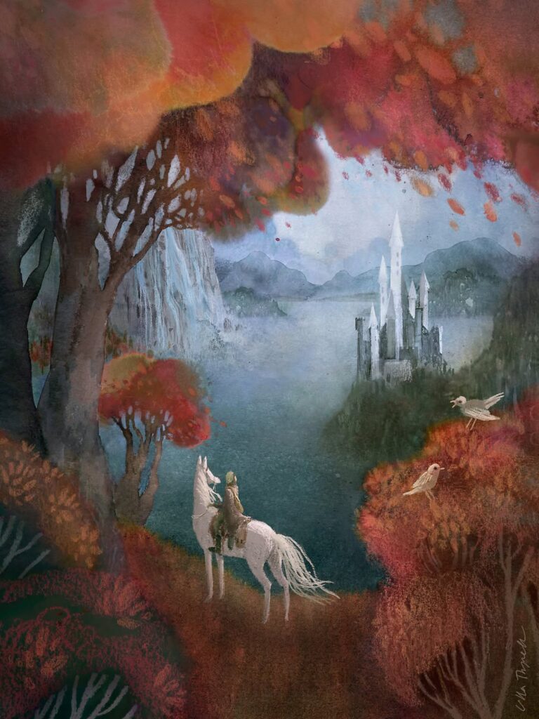 Finnish Illustrator Creates Dream‑like Forest Worlds With Watercolour ...