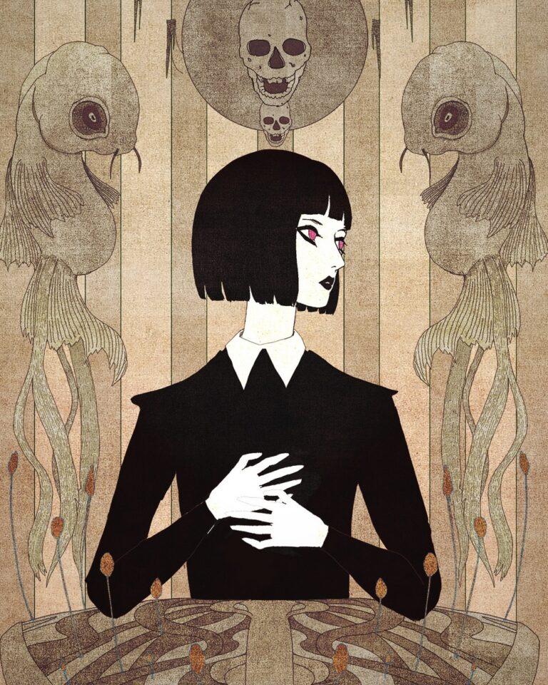 With Elegant Penwork And Calm, Fashion‑forward Characters, This Artist ...