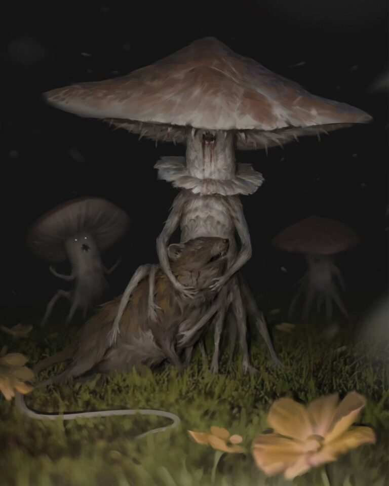 Denis Zhbankov Blends Russian Folklore With Dark Fantasy, Summoning ...