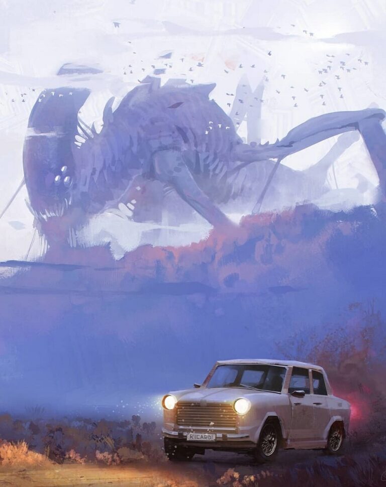 A Lone Figure, A Huge Horizon: This Artist Uses Characters For Scale ...