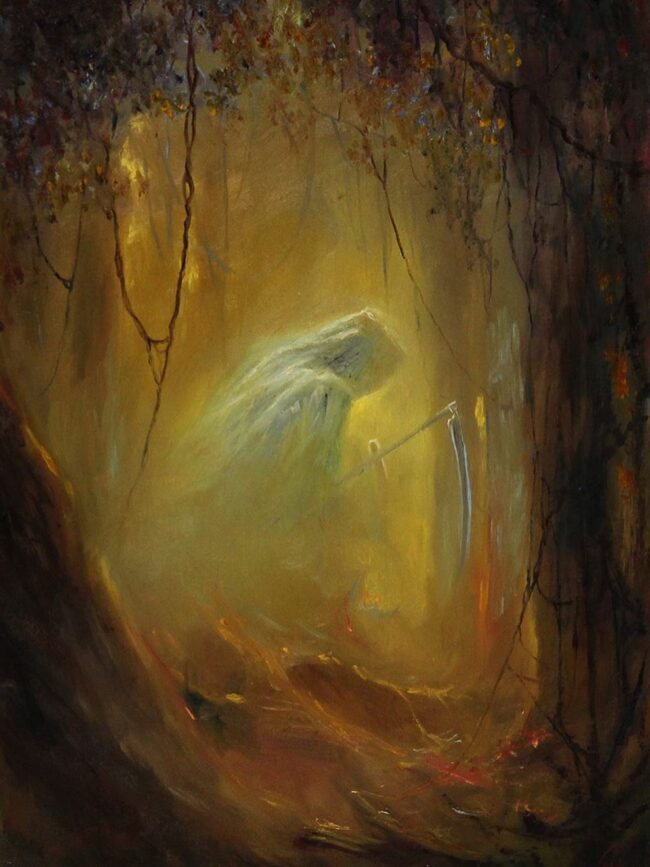 Mariusz Lewandowski Painted Apocalyptic Monoliths And Lone Witnesses To ...