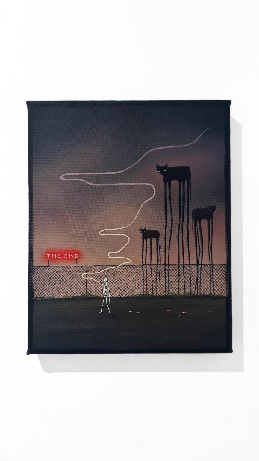 Artist Paints Chain‑smoking Cats And Lanky Whimsies In Gouache ...