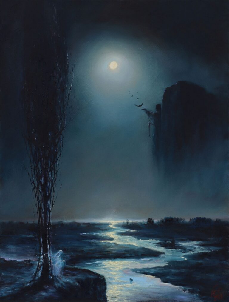 Mariusz Lewandowski Painted Apocalyptic Monoliths And Lone Witnesses To ...