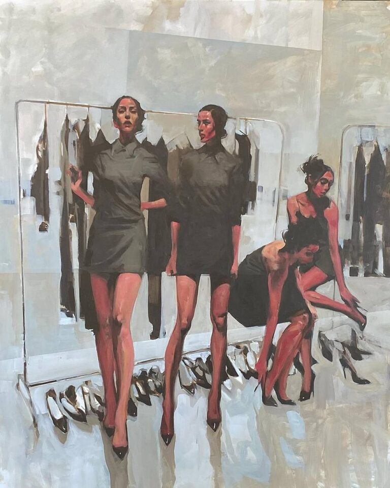 Artist Paints Smoky Lounges And Quiet Strangers, Letting Half‑finished ...